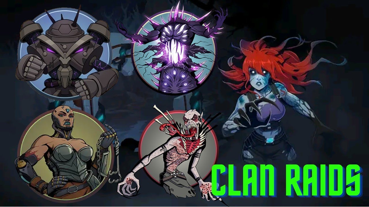 Shadow Fight 2 Clan Raids In New Update || The Blackness & Tier 3 & 4 ...