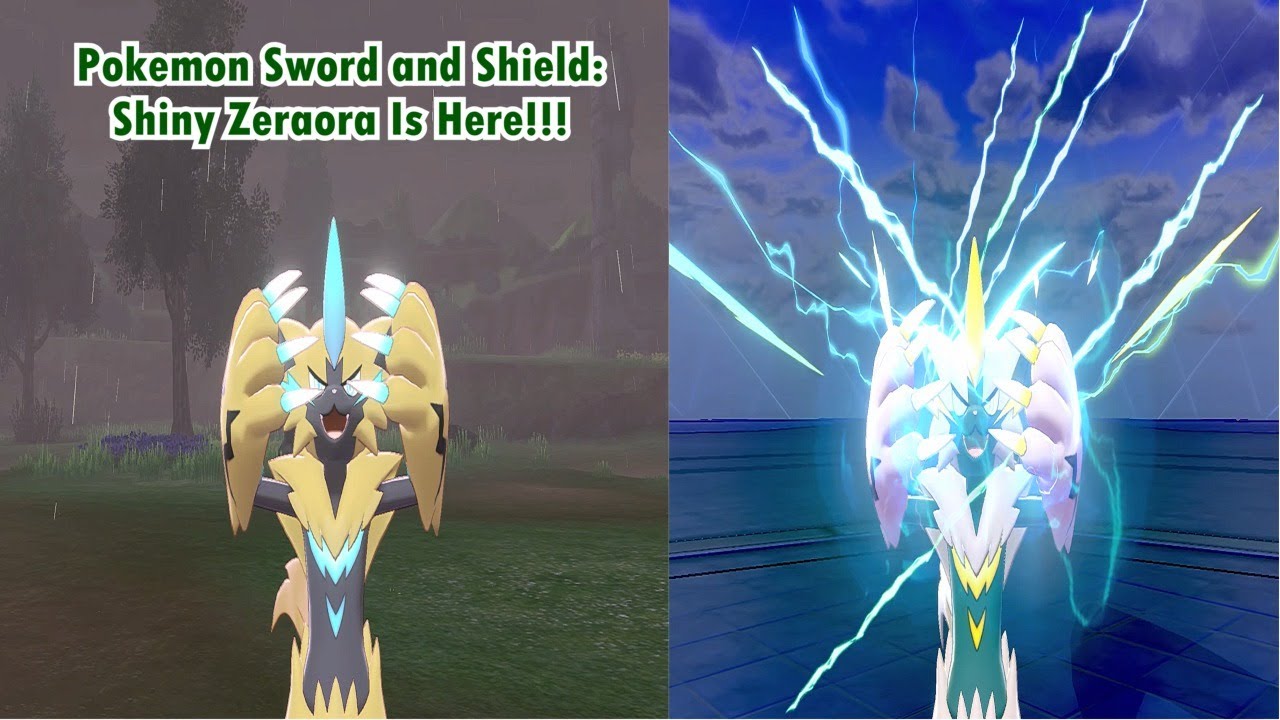 Pokemon Sword and Shield; Shiny Zeraora Is Here!!! - YouTube