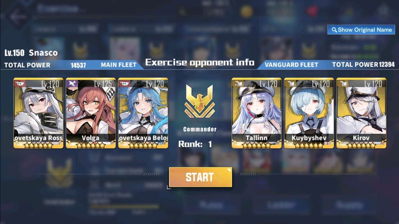 Snasco Exercise Defense Fleet | Azur Lane - YouTube