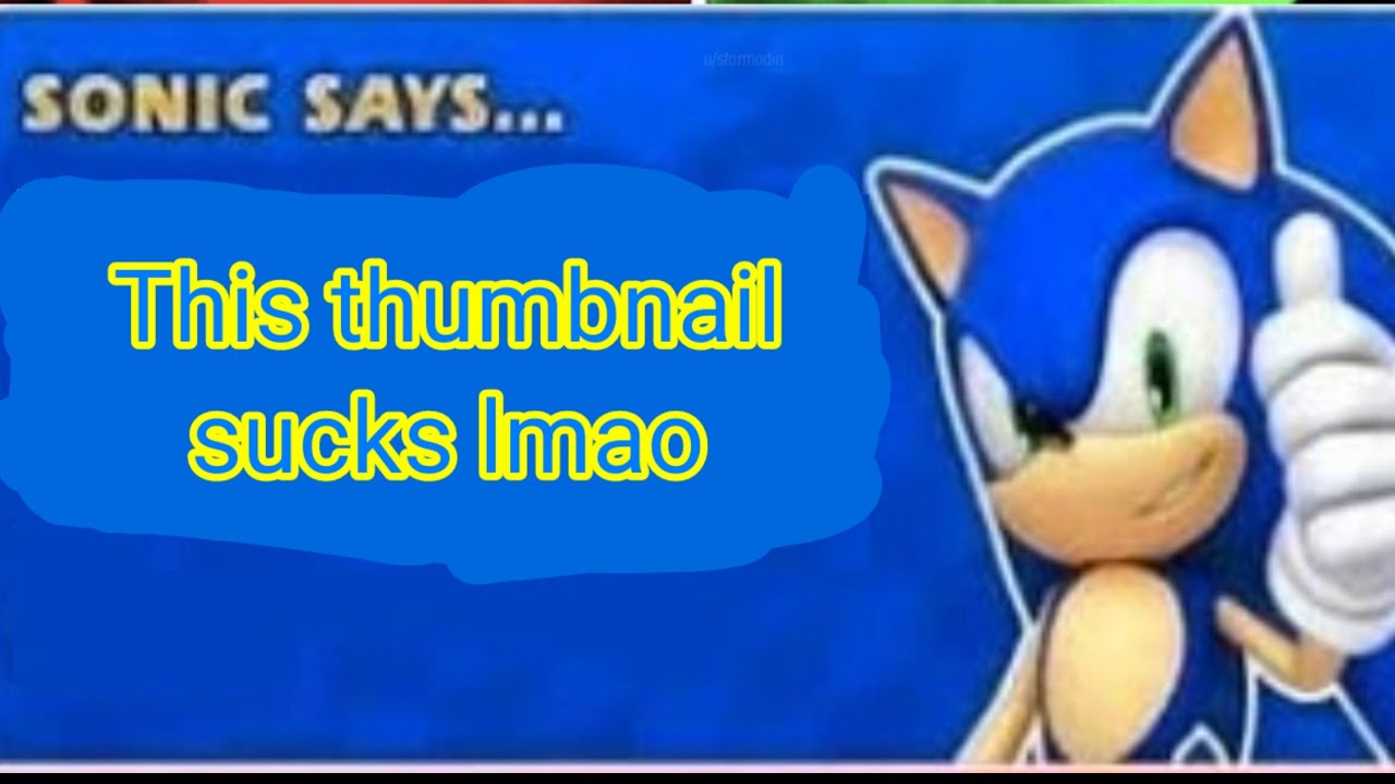 Dubbing your memes as Jason Griffith Sonic - YouTube