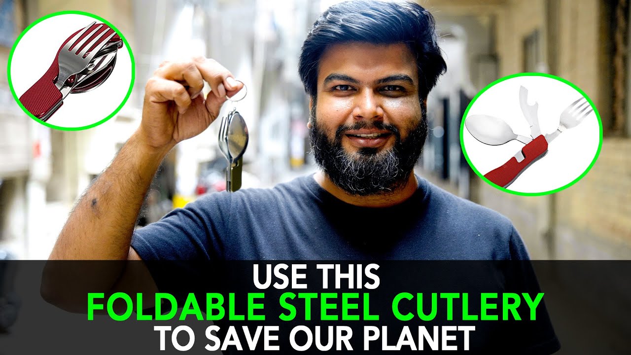 Use This Foldable Steel Cutlery To Save Our Planet | Anuj Ramatri - An ...