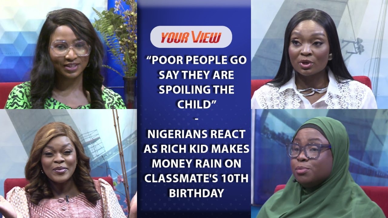 Viral Video Of A Child Spraying Money At A Classmate's Birthday Sparks ...