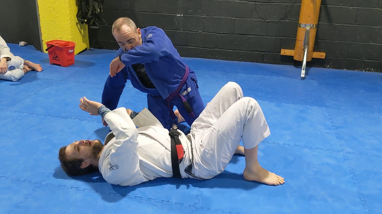 Side Control Arm bar from the bottom - YouTube