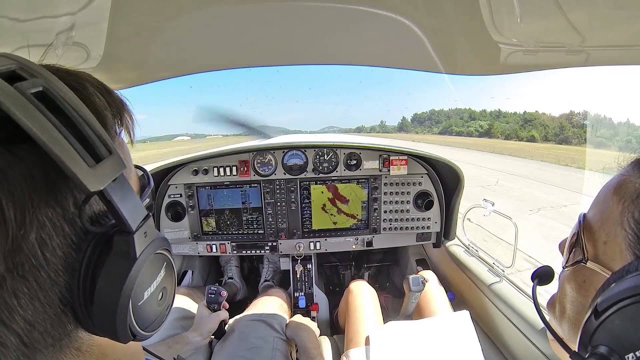 Klagenfurt to Losinj - Diamond DA40 + G1000 + Beautiful Scenery + ATC ...