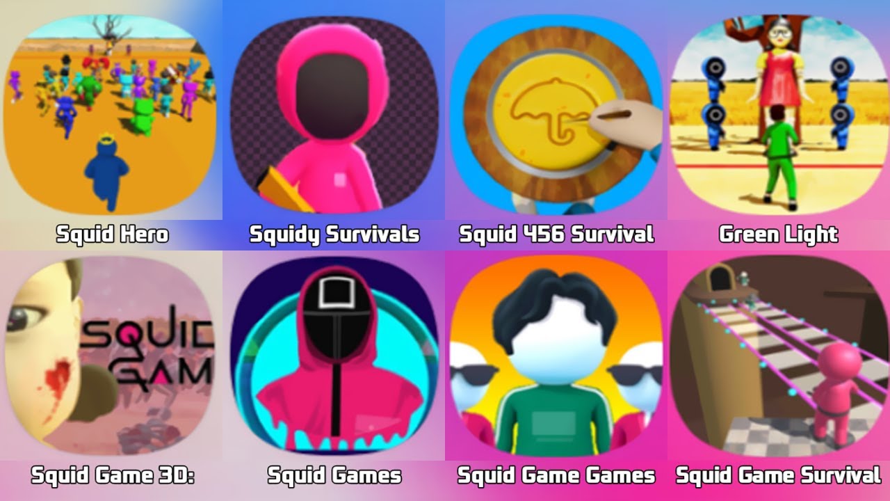 Squid Hero, 456 Squid Survival, 456 Survival Challenge, Squid Game 3D ...