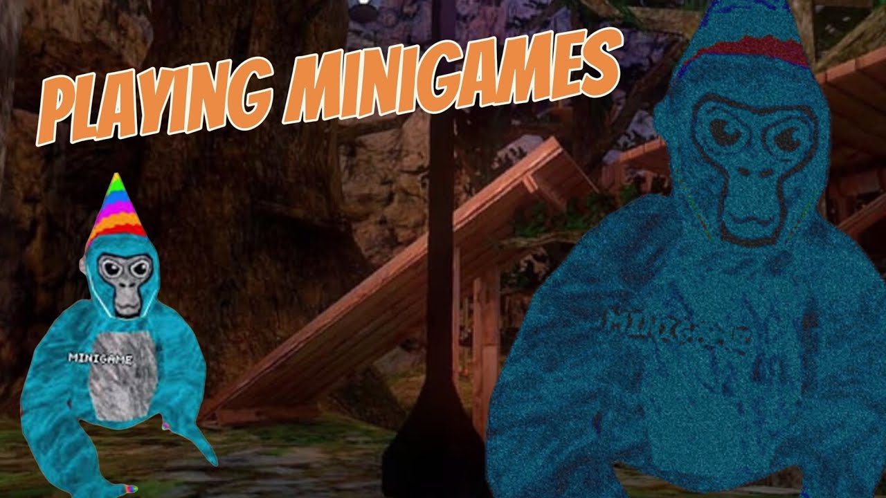 Playing minigames #gorillatag #gtag #vr #minigames - YouTube