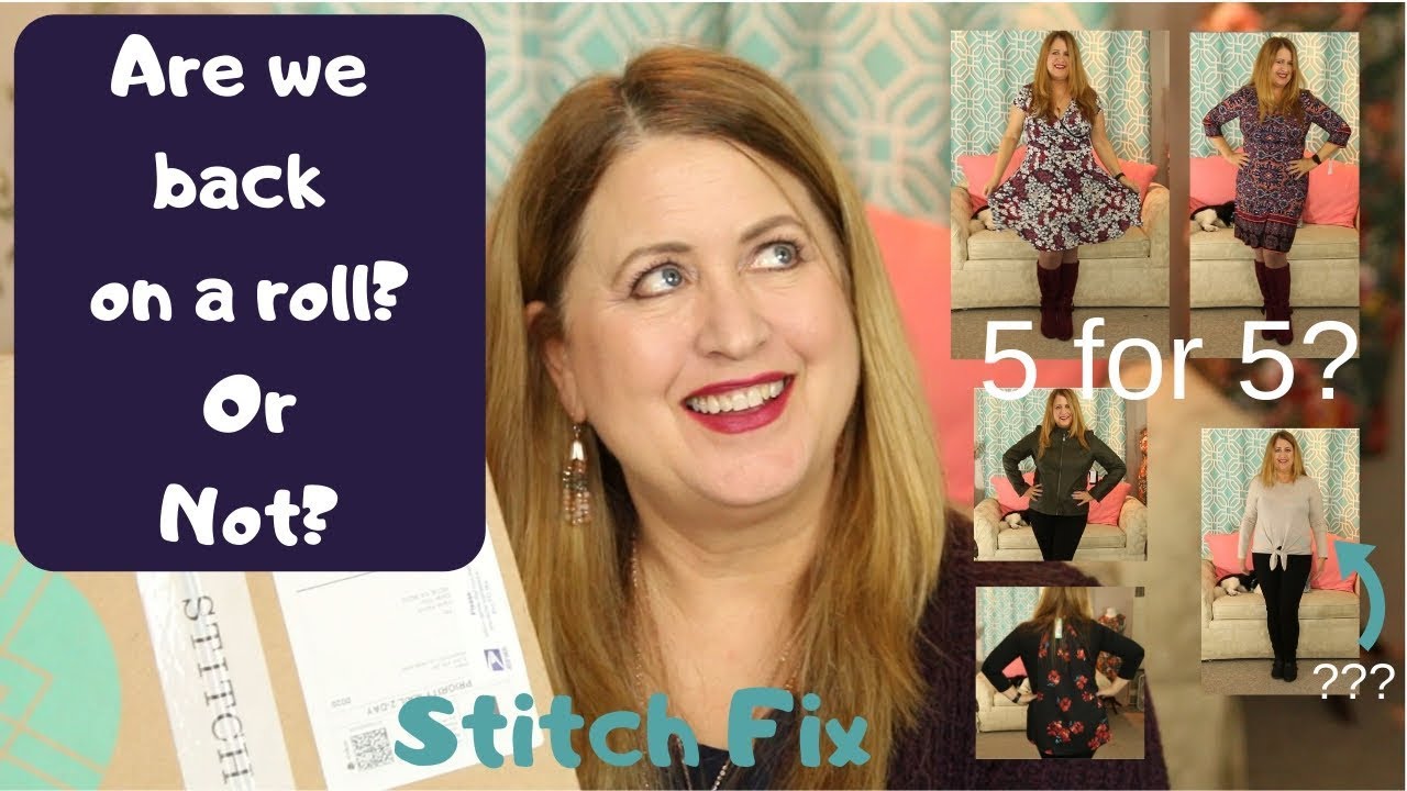 Stitch Fix unboxing & Try on winter 2019 - YouTube