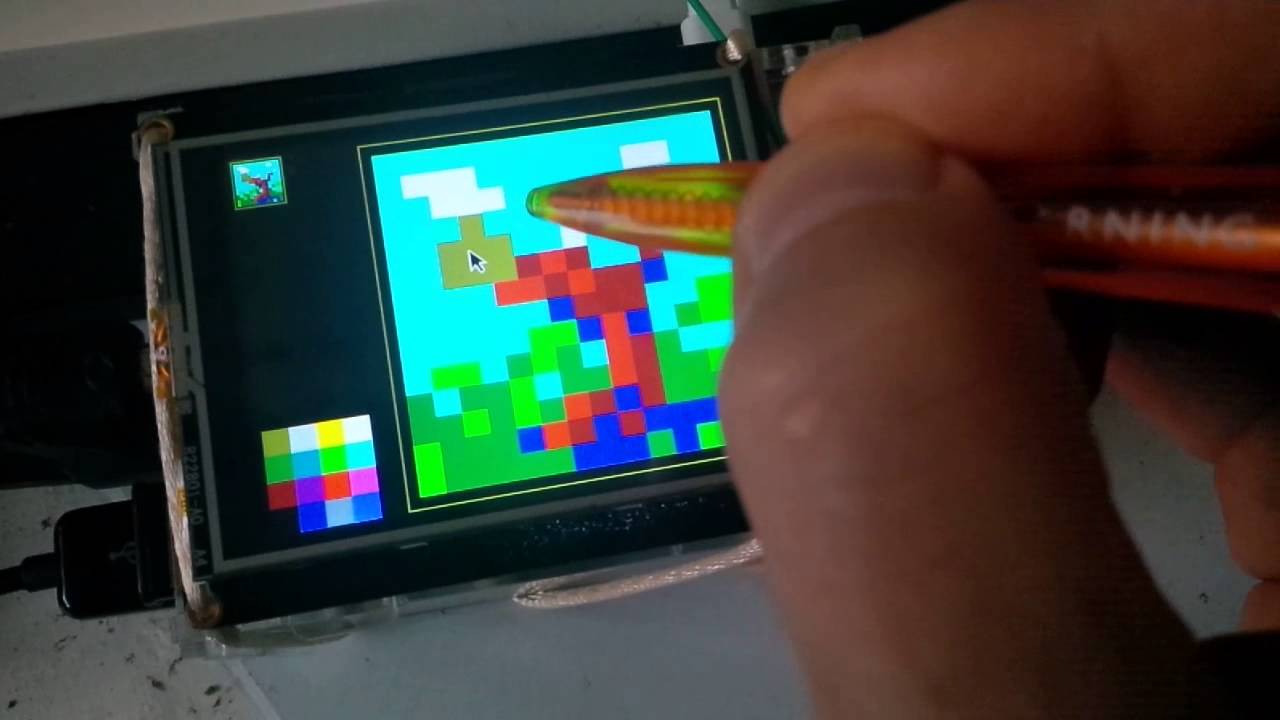 FUZE BASIC - simple pixelart program - YouTube