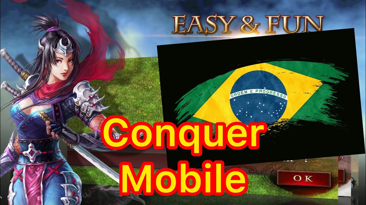 CONQUER MOBILE#1 : melhor forma de upar de level? - YouTube