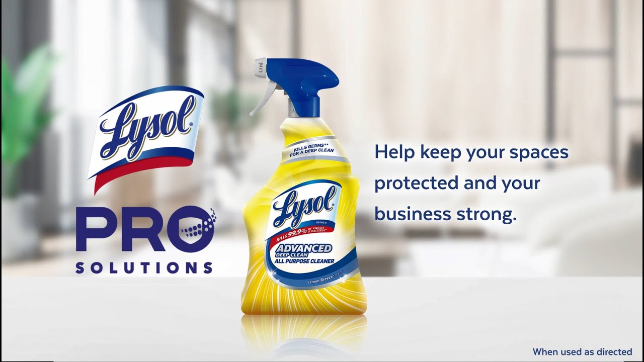 HOW TO: Lysol® Advanced Deep Clean All-Purpose Cleaner - YouTube