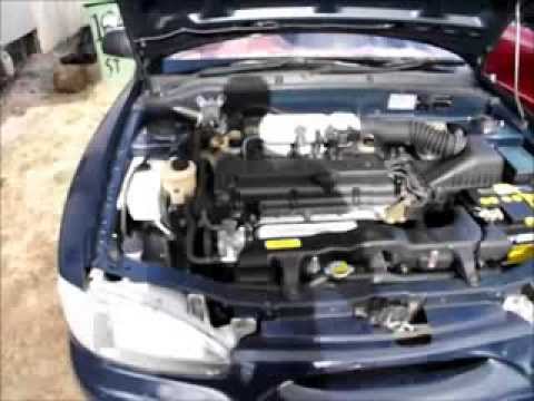 hyundai excel engine finally fully installed! and clean - YouTube