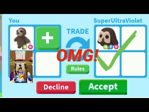 What people trade for neon ride sloth!? (Roblox adopt me) - YouTube