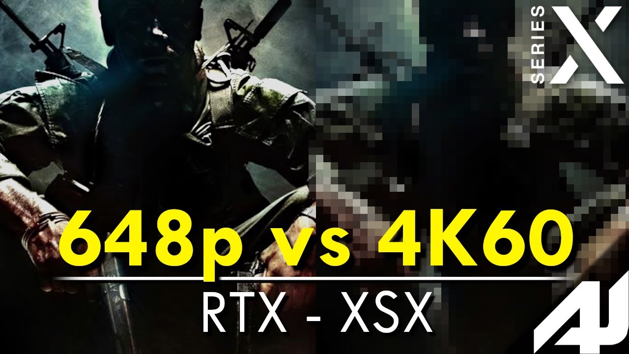 🎮 Xbox SERIES X vs PC RTX 3060 | Call of Duty Black Ops en 4K 60FPS ...
