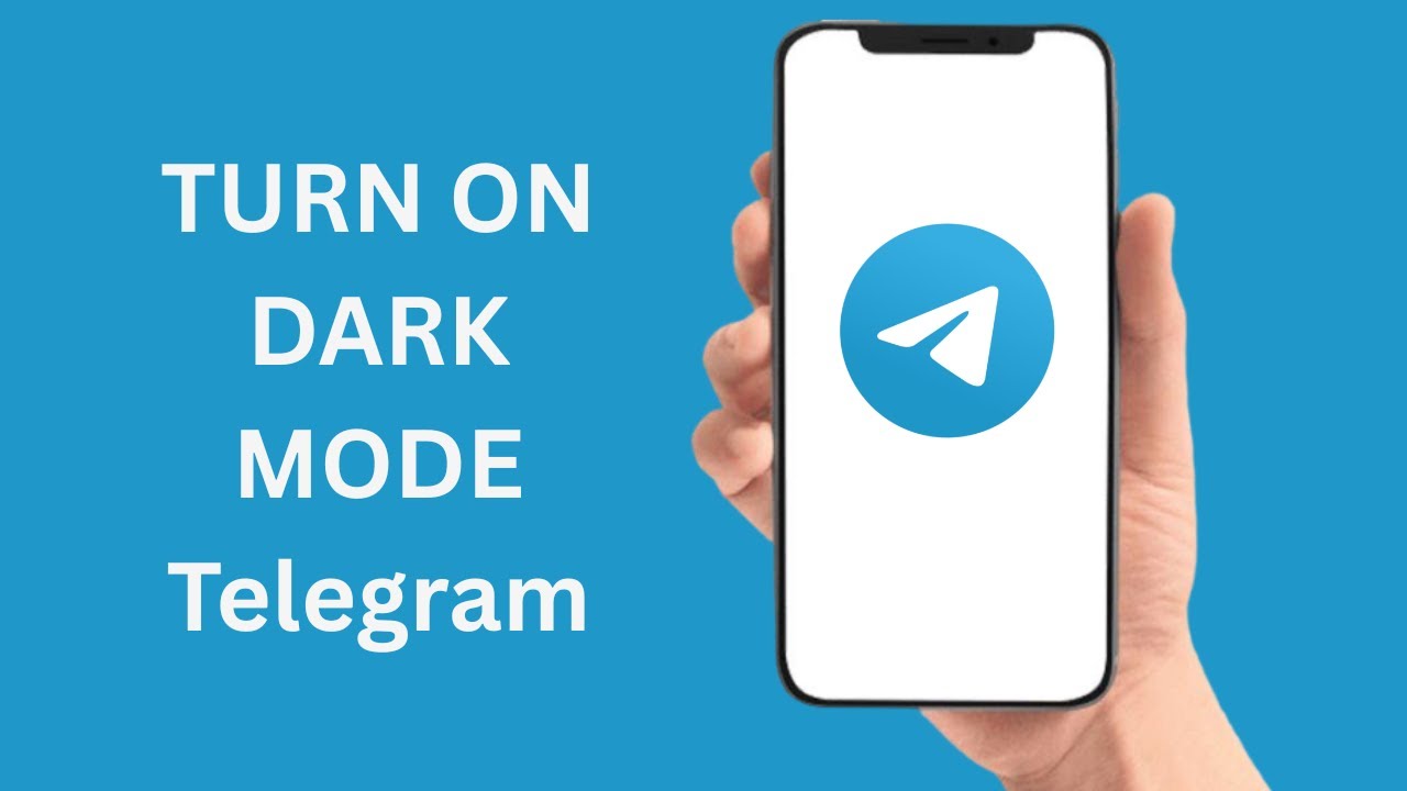 How To Turn On Dark Mode in Telegram App - YouTube