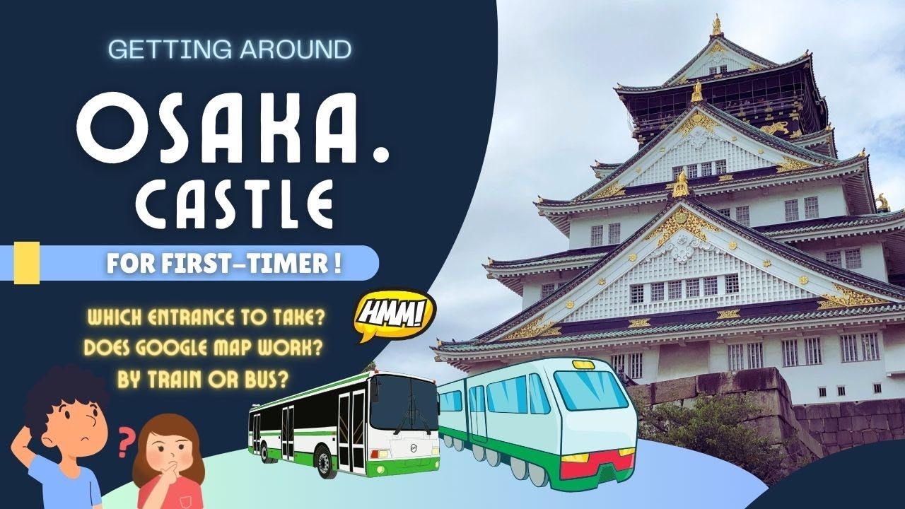 [Japan Travel Guide] Getting around Osaka Castle! Does Google Map works ...