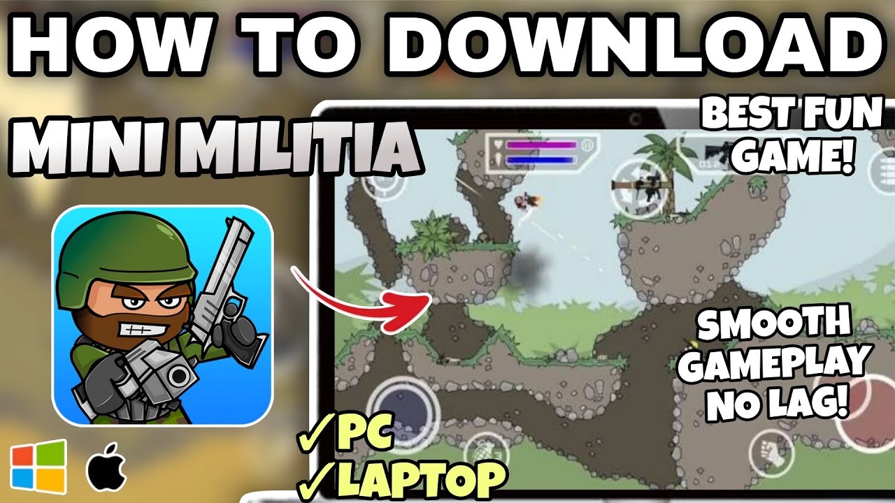 How to Download and Play MINI MILITIA on PC or Laptop - Full Guide ...