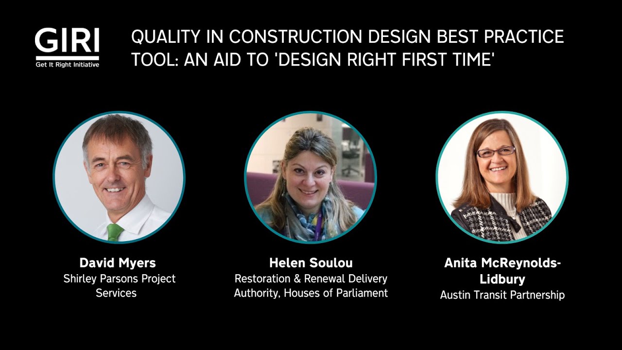 GIRI forum: Quality in Construction Design Best Practice Tool; an aid ...