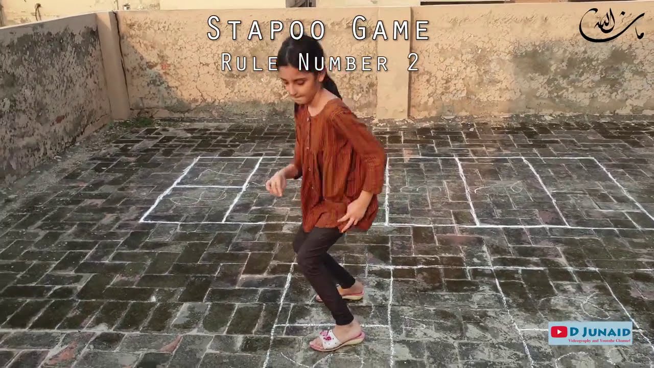 Hopscotch Stapoo Game | How to Play Shatapu Game | Stapu kese khailte ...