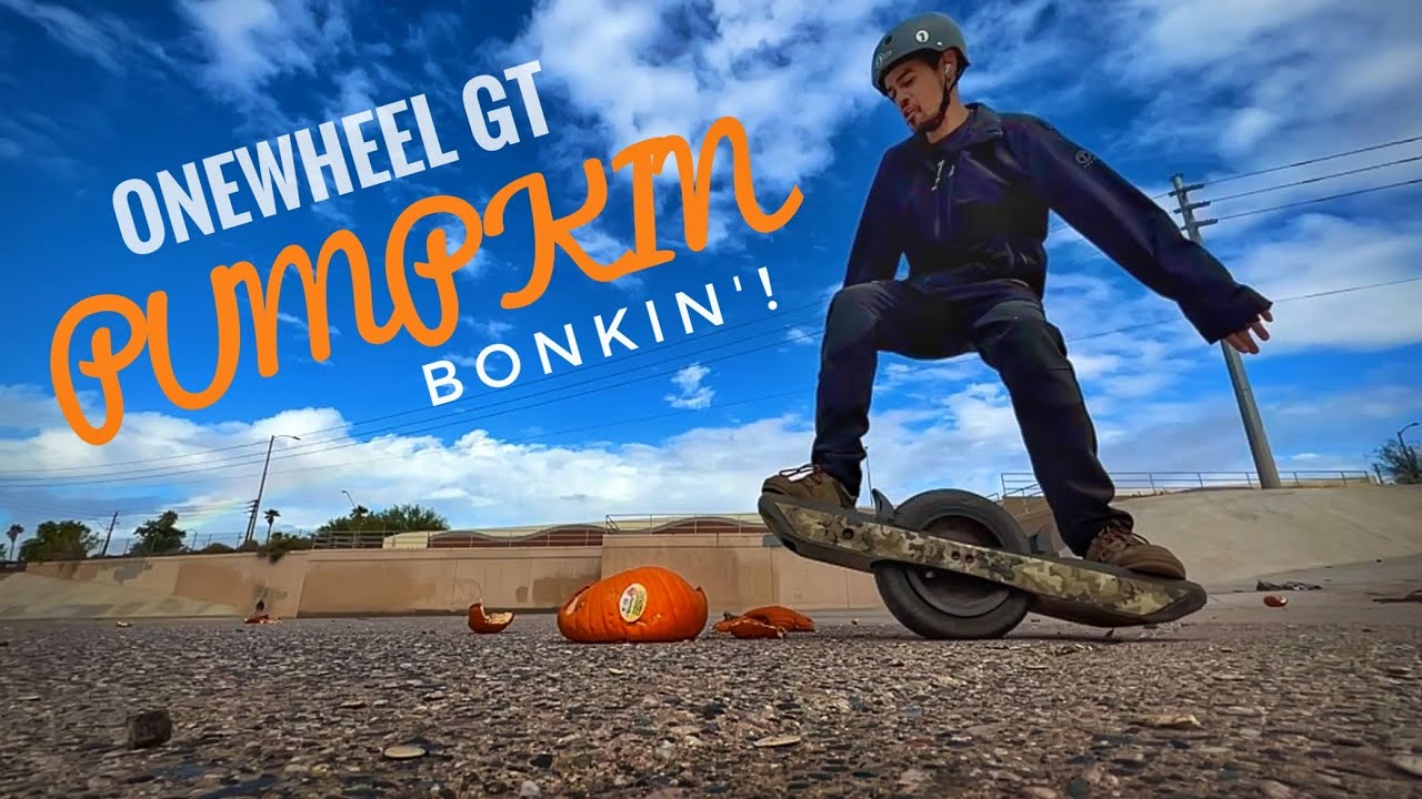 Can A Onewheel Bonk A Pumpkin 🎃 ? ! - YouTube