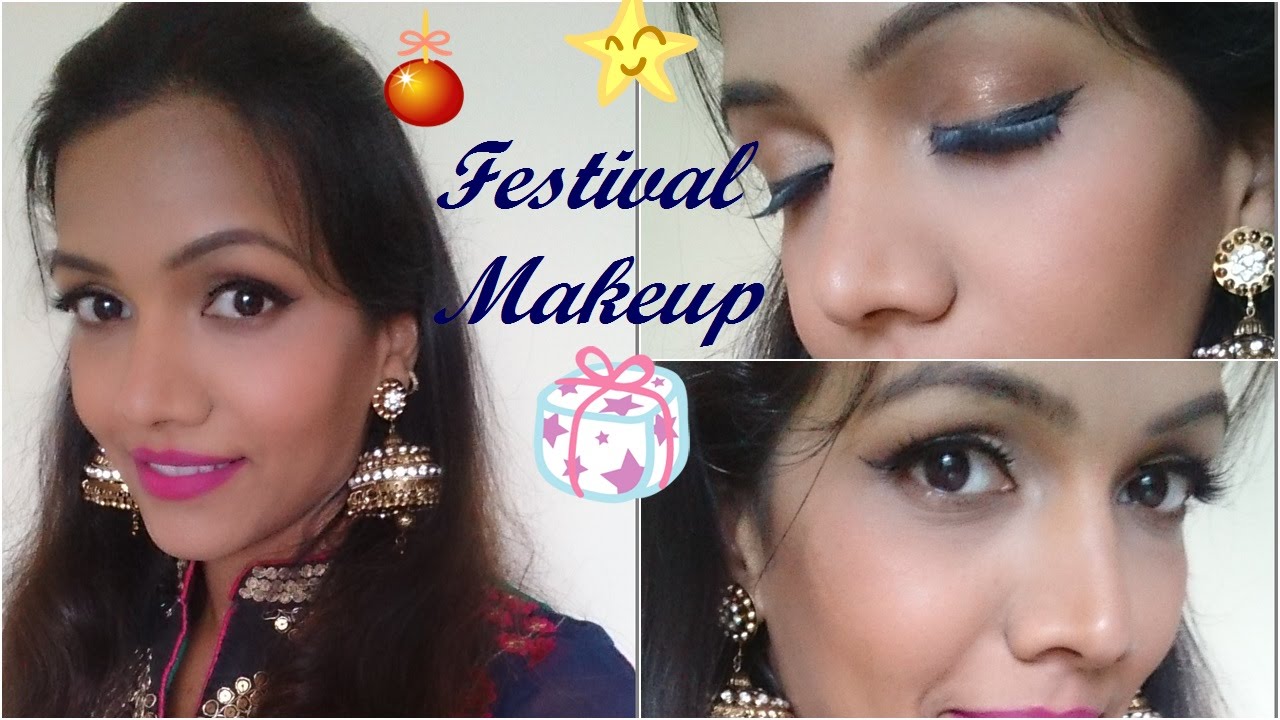Festival makeup tutorial - YouTube