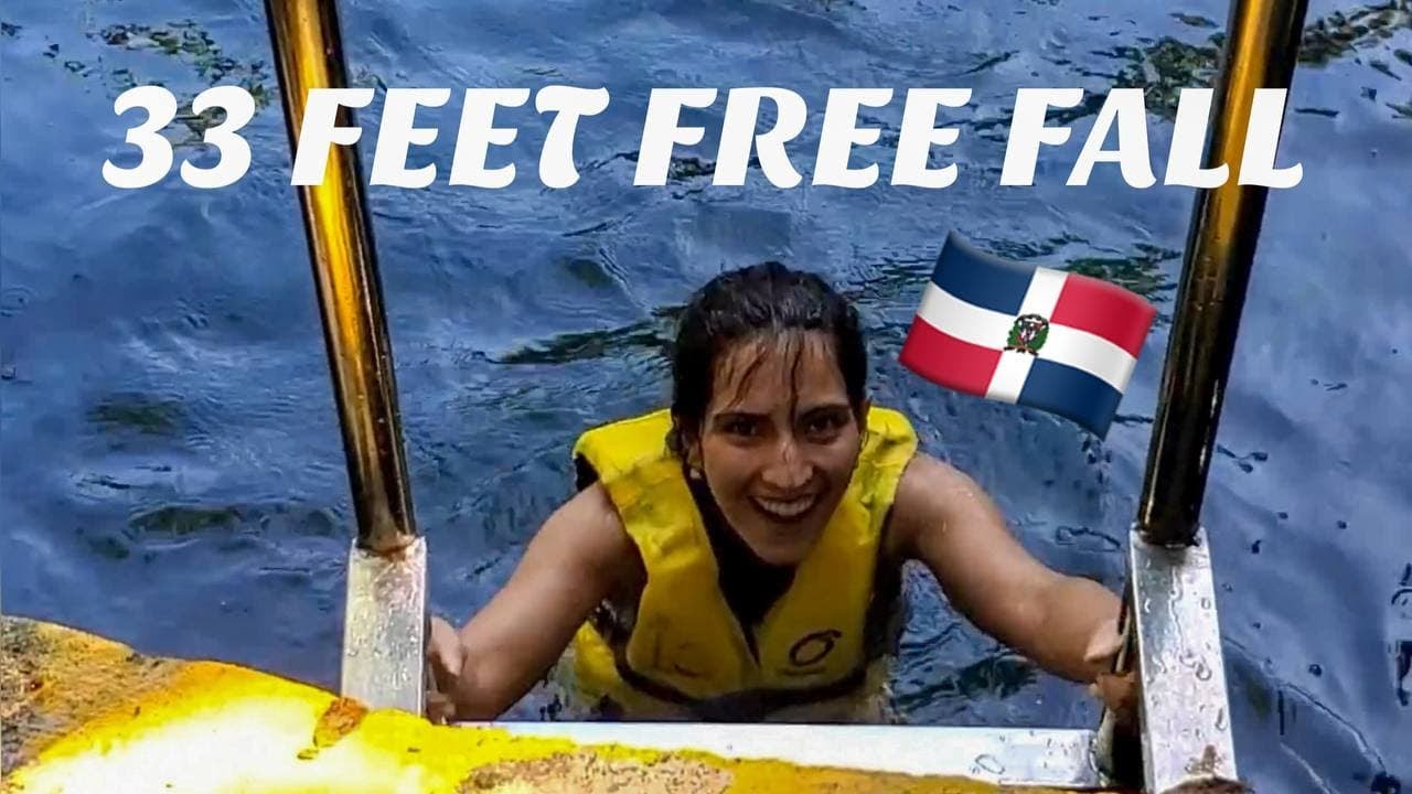33 FEET TALL FREE FALL (Dudu Lagoon DR) - YouTube