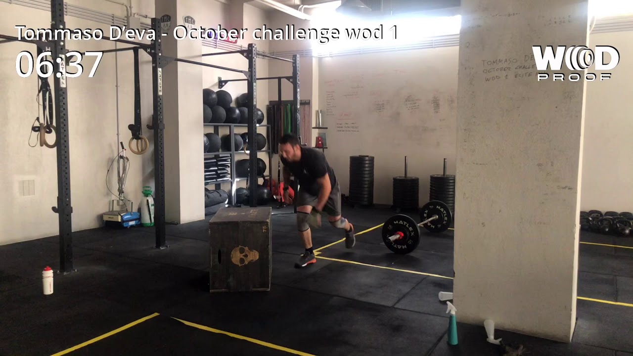 October challenge wod 1 - YouTube