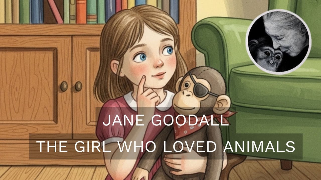 Jane Goodall. The Girl Who Loved Animals. A read aloud picture book ...