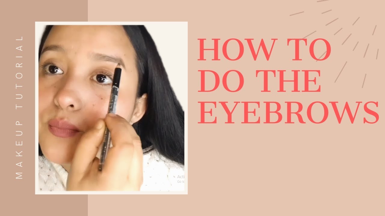 How to do the eyebrows _ How i do my eyebrows everyday! - YouTube