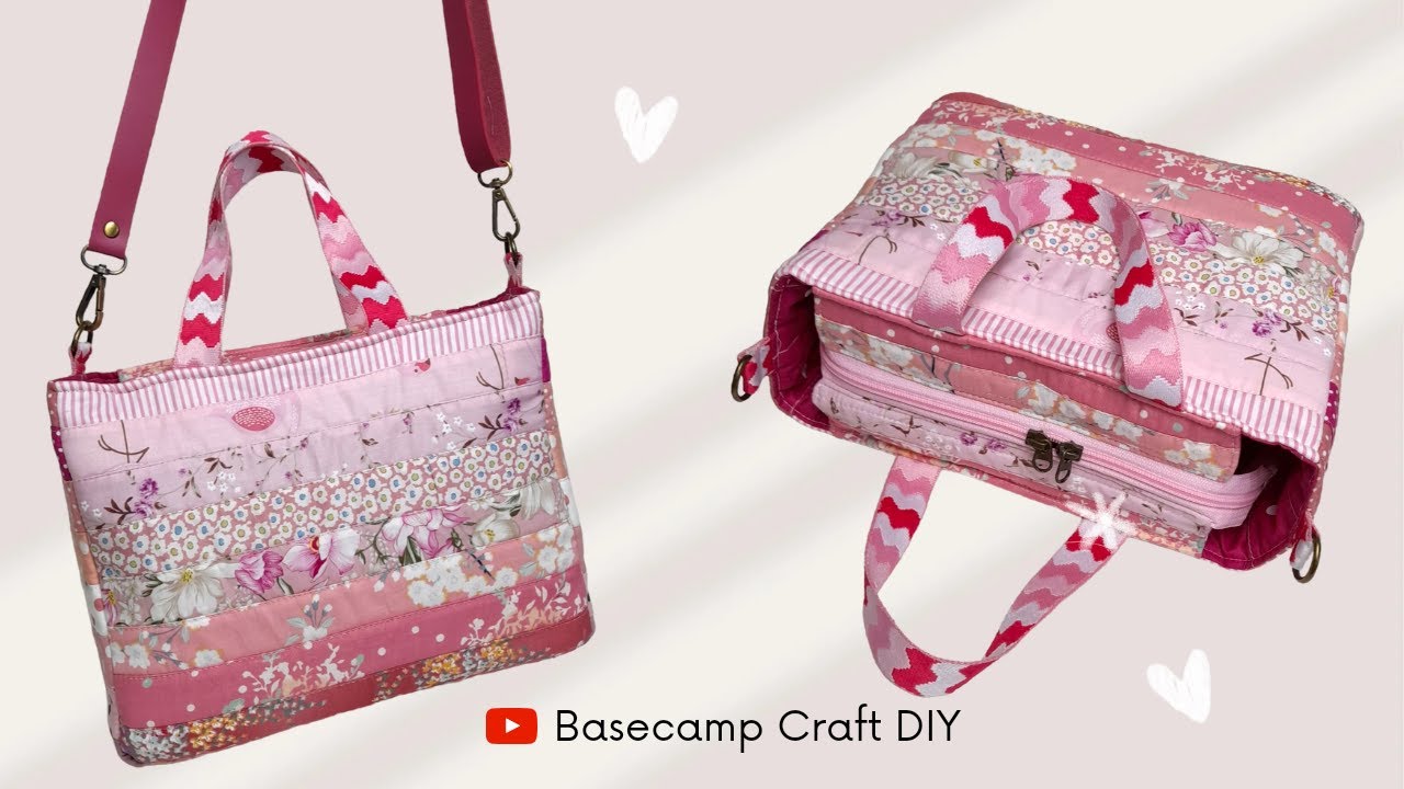 Tas dari kain perca - Pinky Crossbody bag - Patchwork Quilted zipper ...