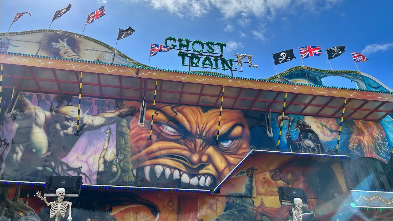 Ghost Train XL - Aidan Leach (Onride) Newcastle Hoppings [2023] - YouTube