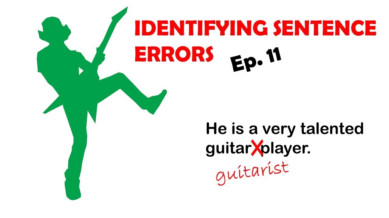 Identifying Sentence Errors Ep. 11 // English Corner Daily - YouTube