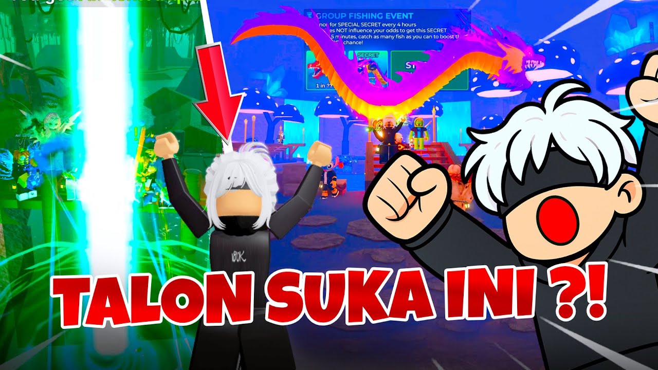 AKU COBA TRIK YANG DISUKAI TALON ?! Fish it - YouTube