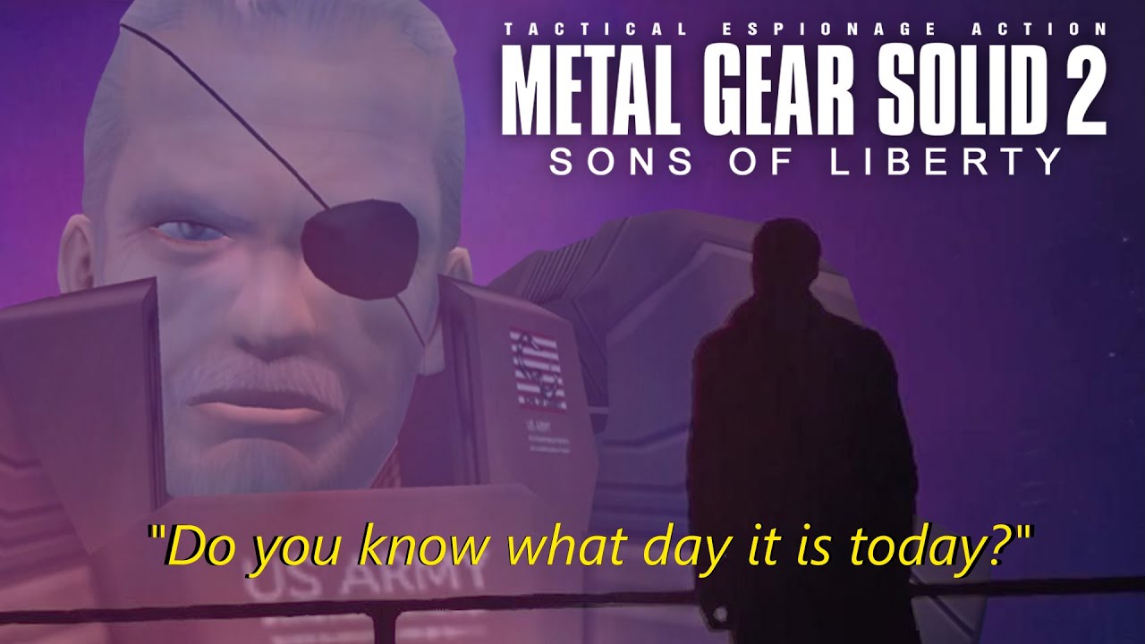 Do you know what day it is today? - MGS2 Big Boss Rank - YouTube