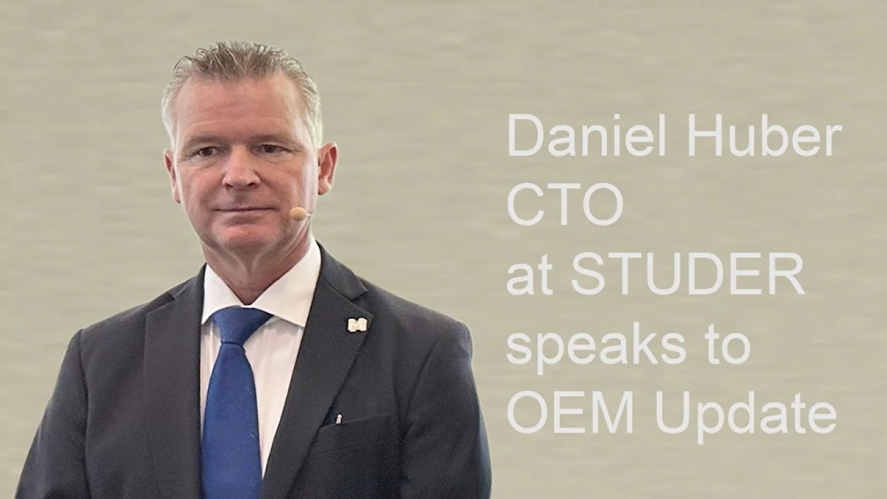 Daniel Huber, CTO at STUDER Speaks to OEM Update - YouTube
