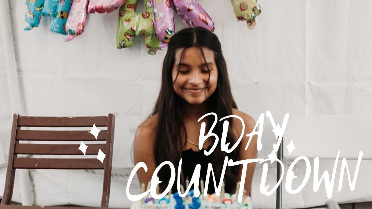 Amy's bday countdown - YouTube