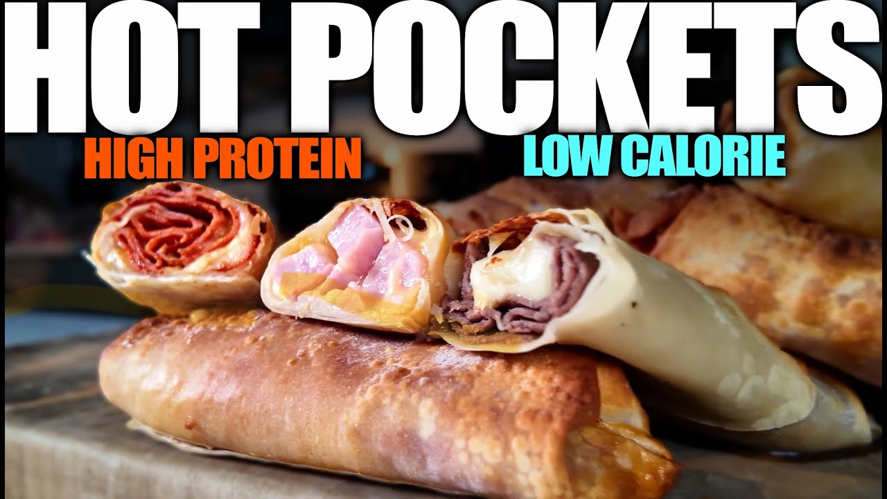 High-Protein Hot Pockets For Fat Loss (200 Cal • 20g Protein) - YouTube