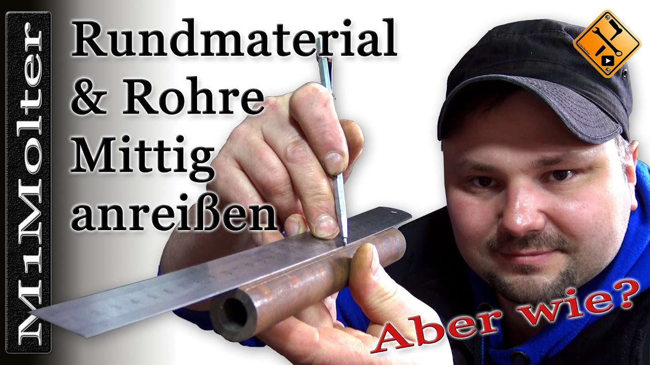 Mitte eines Rohres anreißen- Tipp von M1Molter - YouTube