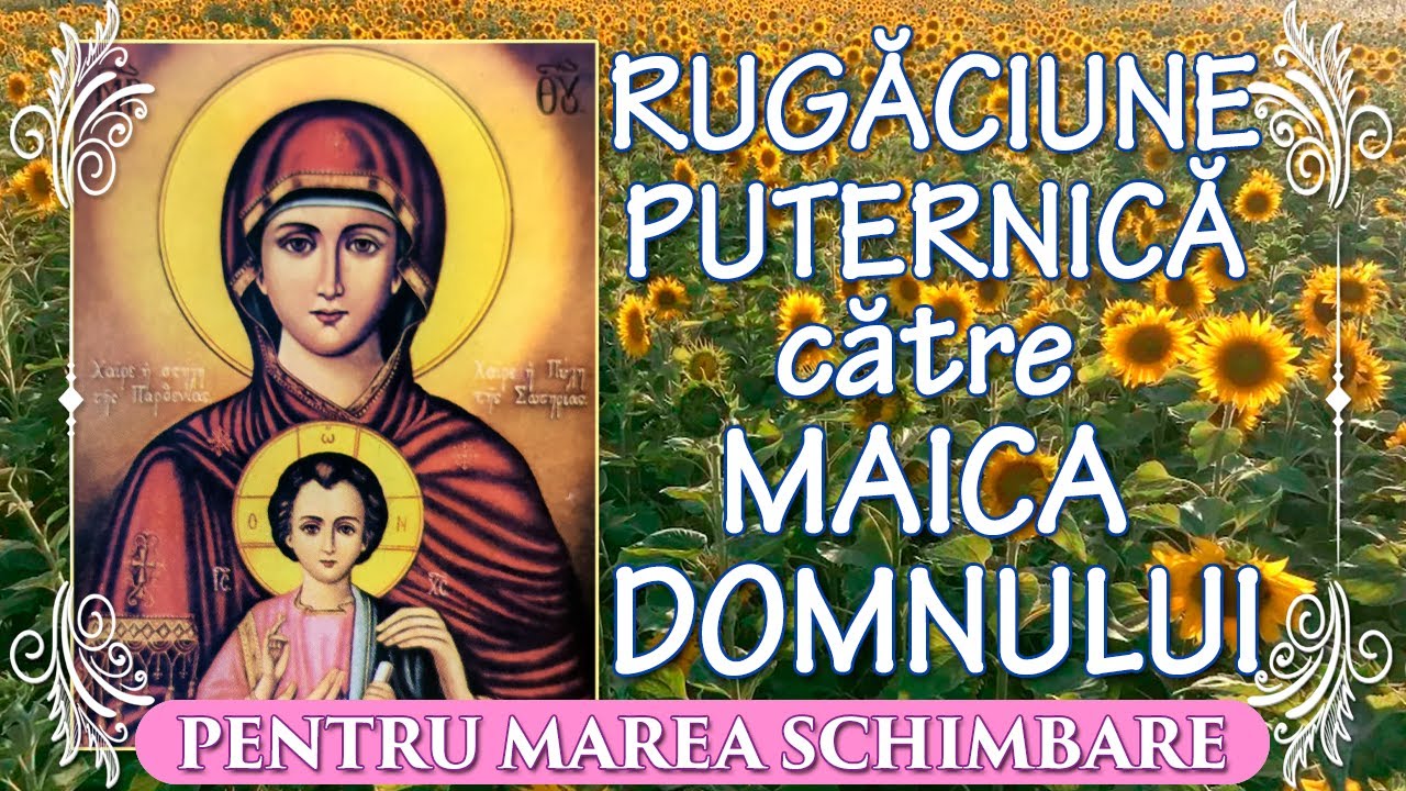 Rugaciune Puternica - Multumire catre Maica Domnului | Picaturi de ...
