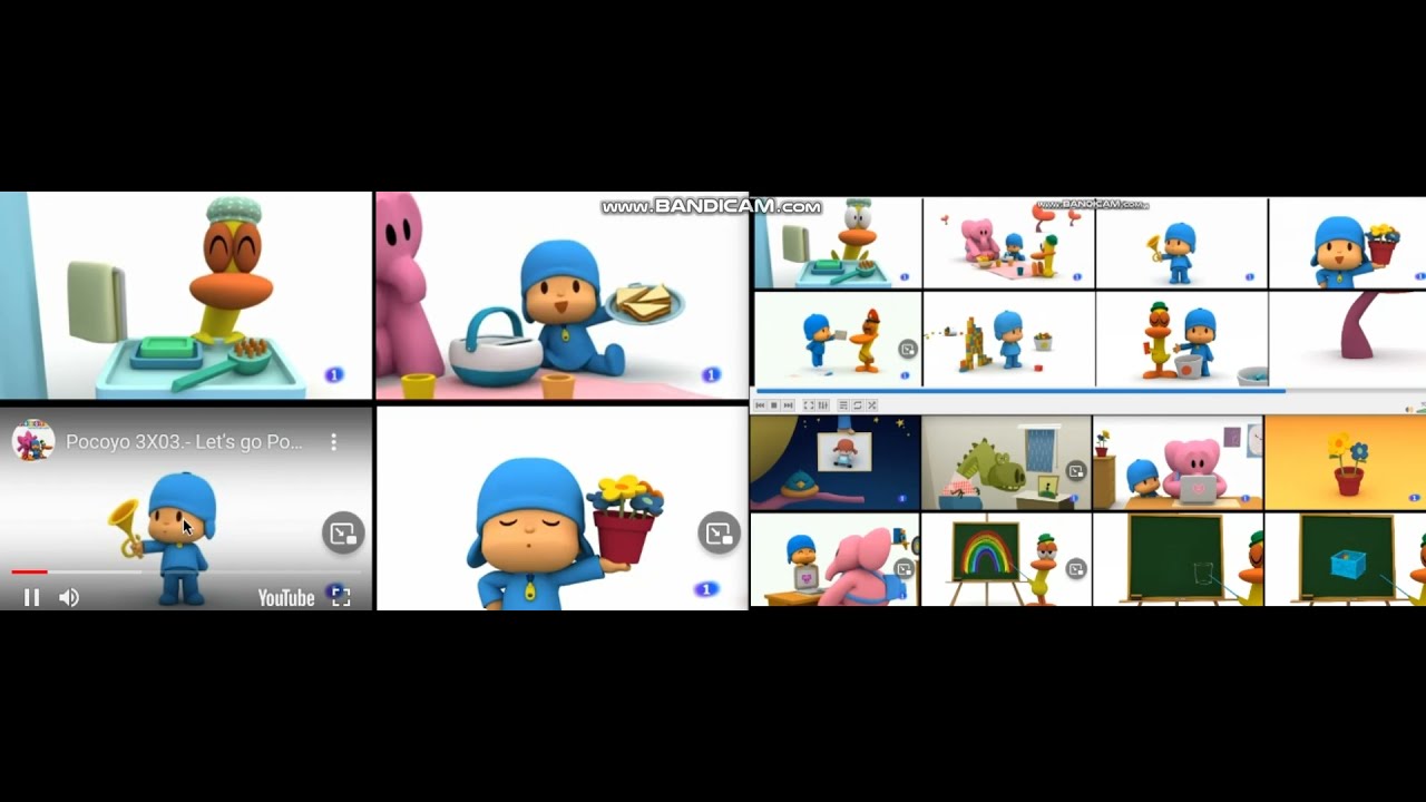 (OLD VIDEO) up to faster 20 parison to pocoyo - YouTube