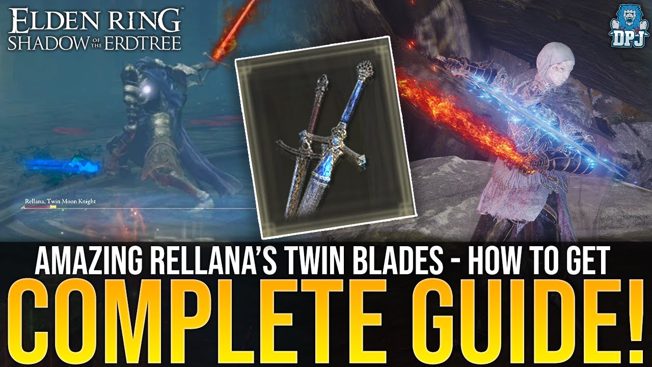 Elden Ring How To Get INSANE Rellana's Twin Blades - Rellana, Twin Moon ...