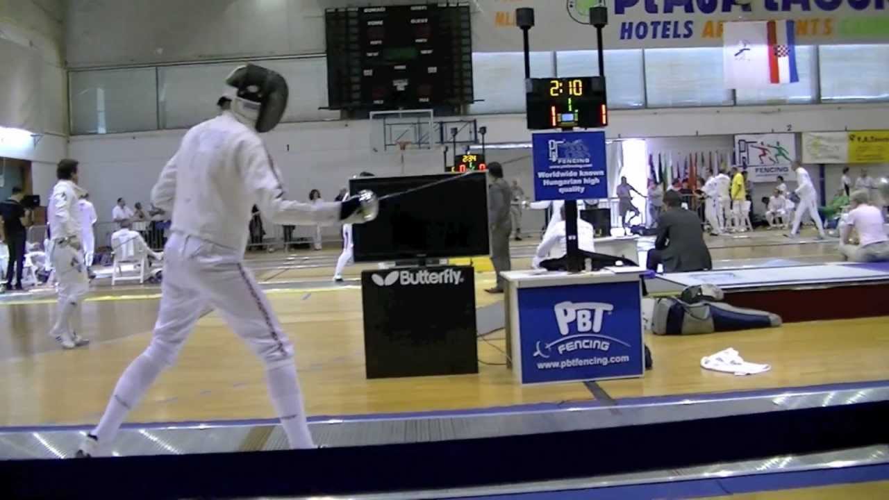 Veteran fencing World championships 2011 Porec Croatia epee 50 -59 ...