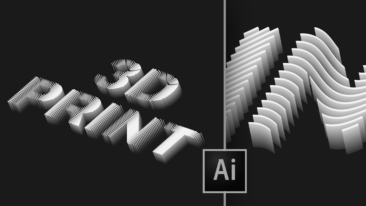 Creating a 3D Printer-Inspired Effect in Illustrator | Step-by-Step ...