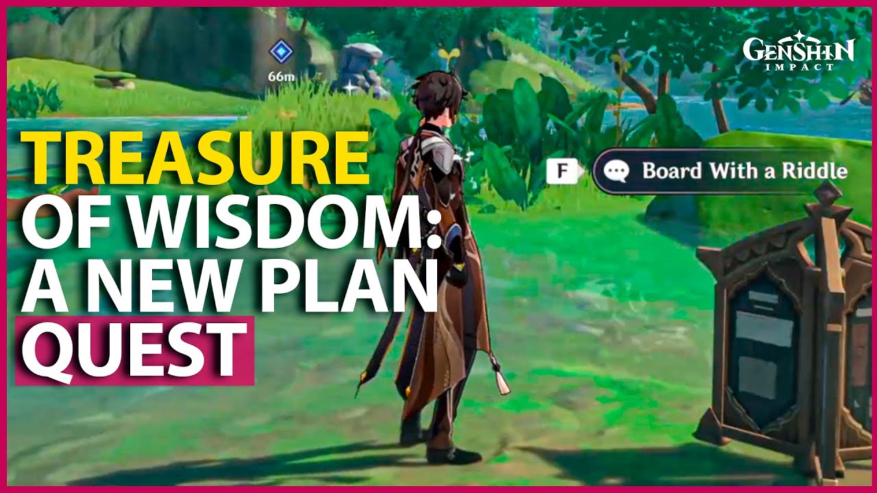 Treasure of Wisdom A New Plan World Quest Genshin Impact Sumeru - YouTube