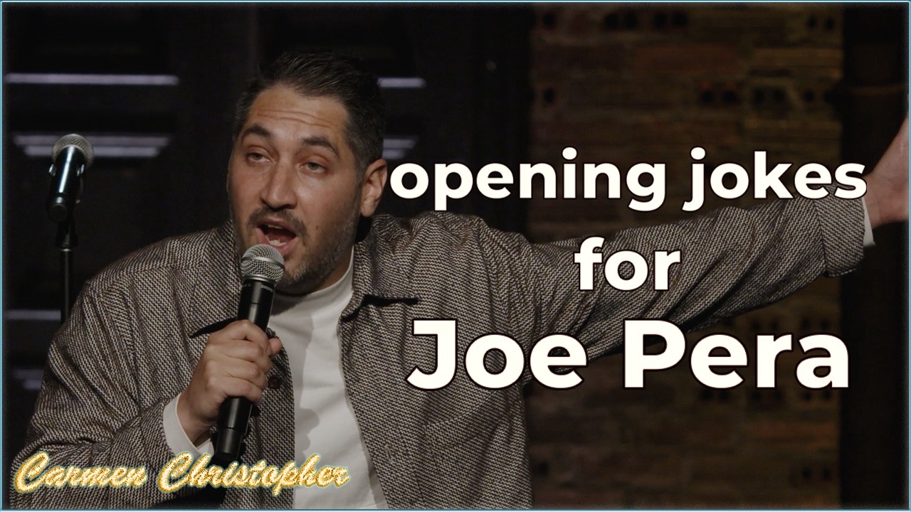 Opening Jokes for Joe Pera’s Special｜Carmen Christopher - YouTube