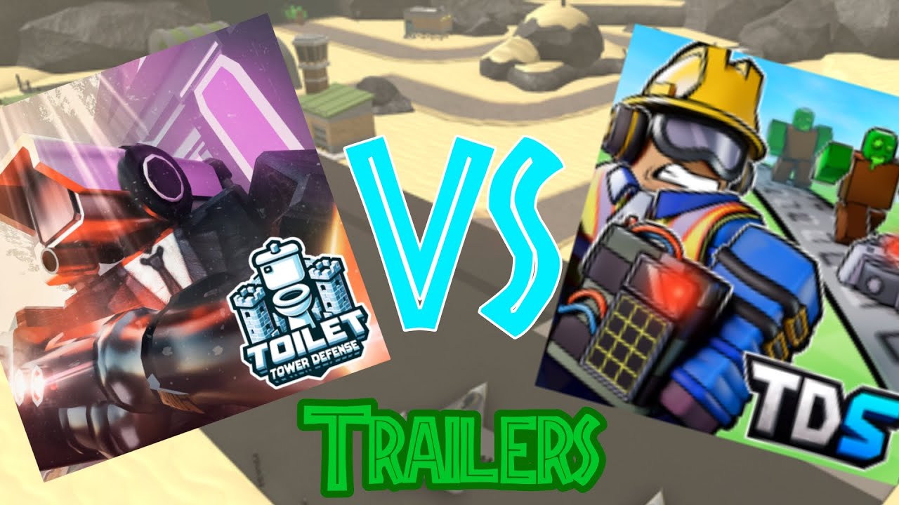 Toilet tower defense vs tds trailers - YouTube