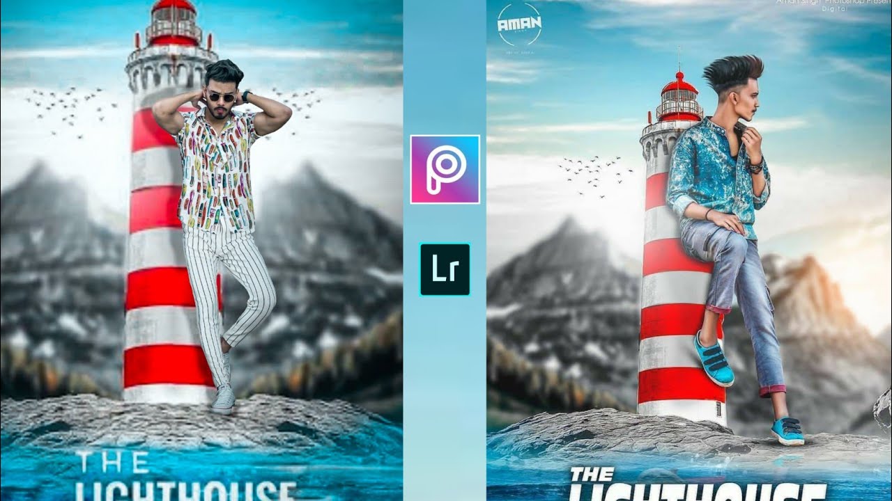 The Lighthouse Manipulation Photo Editing ll Lighthouse Photo Editing ...