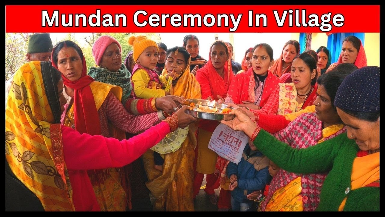 Mundan Ceremony In Village (Part - 2) - YouTube