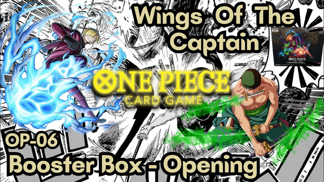 One Piece Wings Of The Captain OP-06 Booster Box Opening! | TREASURE ...