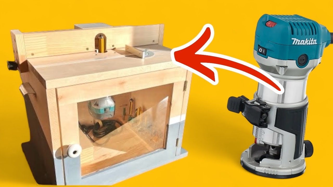 This Is The BEST Mini Router Table For Small Workshops! - YouTube