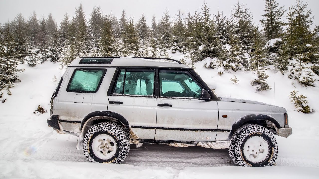 Discovery 2 - off road - snow & ice - YouTube